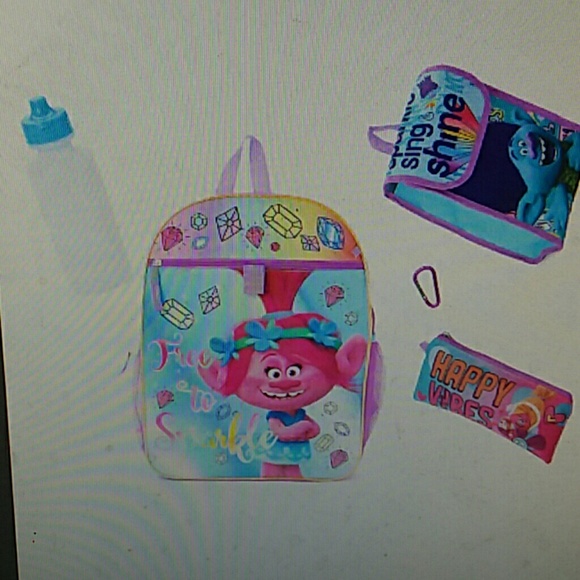 Dreamworks | Other | Trolls 5 Piece Backpack Set | Poshmark